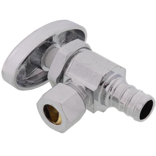 PXASM050 - Bluefin PXASM050 - 1/2" PEX x 3/8" OD Compression Angle Stop ...