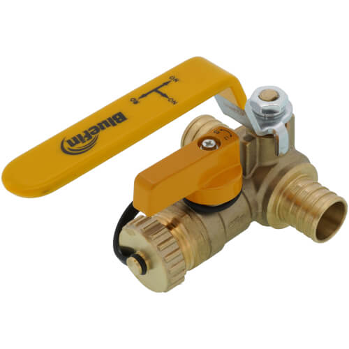 PXBV100HD - Bluefin PXBV100HD - 1" PEX Crimp Ball Valve w/ Hose Drain ...