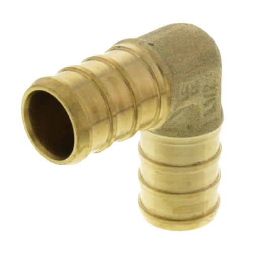 PXE050 - Bluefin PXE050 - 1/2" PEX x 1/2" PEX Brass 90 Elbow (Lead Free)