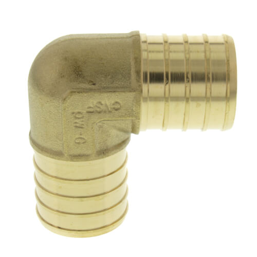 PXE100 - Bluefin PXE100 - 1" PEX x 1" PEX Brass 90 Elbow (Lead Free)