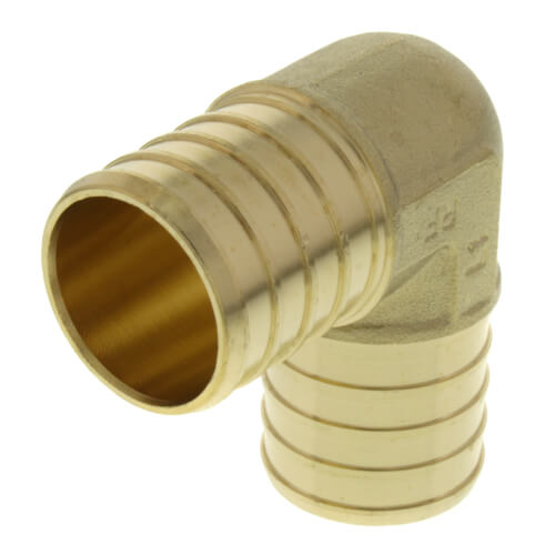 PXE100 - Bluefin PXE100 - 1" PEX x 1" PEX Brass 90 Elbow (Lead Free)