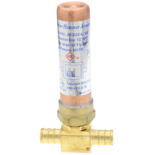 PXHA1-050 - Bluefin PXHA1-050 - Water Hammer Arrestor - 1/2" PEX Crimp ...