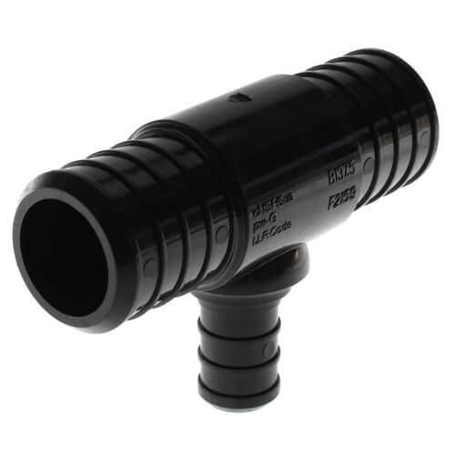 PXLT100-100-050 - Bluefin PXLT100-100-050 - 1" x 1" x 1/2" Poly PEX Crimp Reducing Tee