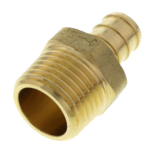 PXM050 - Bluefin PXM050 - 1/2" PEX x 1/2" NPT Brass Male Adapter (Lead ...