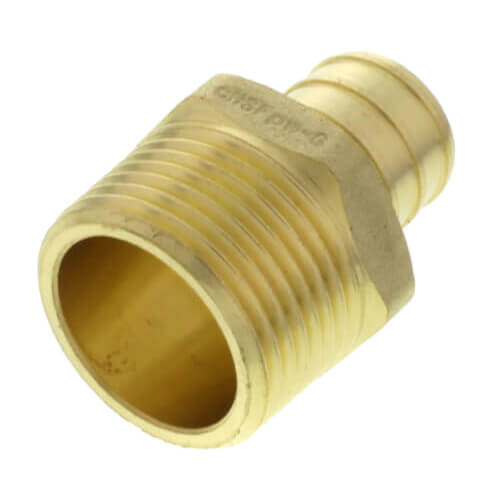 PXM075 - Bluefin PXM075 - 3/4" PEX x 3/4" NPT Brass Male Adapter (Lead ...