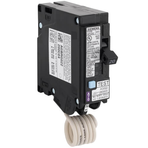 Q120DF - Siemens Q120DF - 1-Pole Dual Function (AFCI/GFCI) Plug-In ...