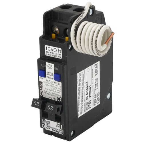 Q2020AFC - Siemens Q2020AFC - 1-Pole Tandem (CAFCI) Circuit Breaker ...
