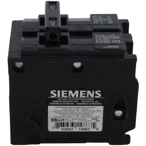 Q240 - Siemens Q240 - QP 2 Pole Plug-In Residential Low Voltage ...