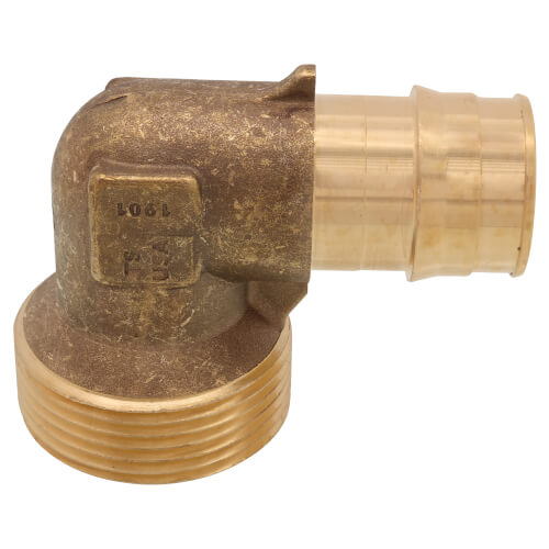 Q4153210 - Uponor (Wirsbo) Q4153210 - R32 x 1" ProPEX Adapter, Elbow