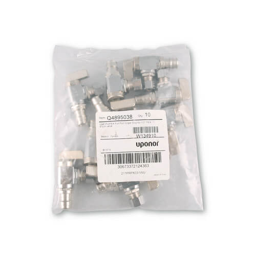 Q4895038 - Uponor (Wirsbo) Q4895038 - 1/2" ProPEX 1/4 Turn Angle Stop