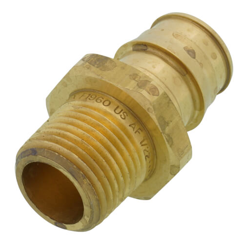 Q5527550 - Uponor (Wirsbo) Q5527550 - 3/4" ProPEX x 1/2" NPT Brass Male ...