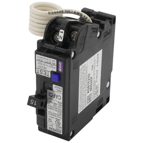 QA115AFC - Siemens QA115AFC - 1-Pole Miniature (AFCI) Circuit Breaker ...