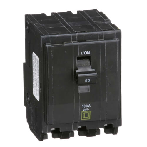 QO350 - Square D QO350 - QO 3 Pole Miniature Circuit Breaker (120/240V, 50A, 10kA)