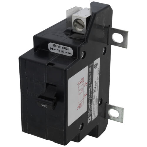 QOM100VH - Square D QOM100VH - QO 2 Pole Bolt On Circuit Breaker (120 ...