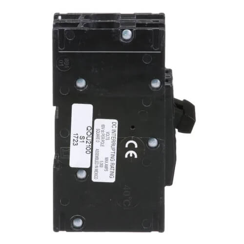QOU2100 - Square D QOU2100 - QO 2 Pole Miniature Circuit Breaker, Unit ...