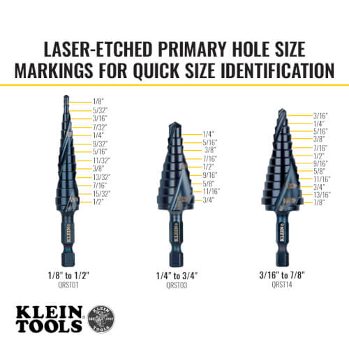 QRST3PC - Klein Tools QRST3PC - 3-Piece Premium All-Purpose Quick ...