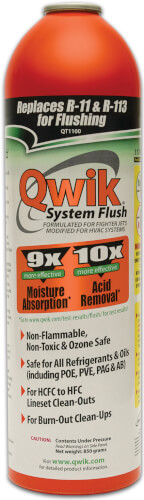 QT1100 - Qwik Products QT1100 - Qwik System Flush 2 lb Aerosol Can