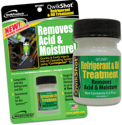 QT2501 - Qwik Products QT2501 - QwikShot Acid Flush, 1 Treatment (1/2 oz)