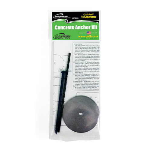QT8381 - Qwik Products QT8381 - Optional Concrete Anchor Kit for ...