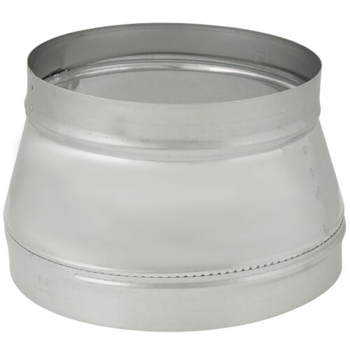 R12X10 - GAF Master Flow R12X10 - 12" x 10" Master Flow 30 GA Round Reducer