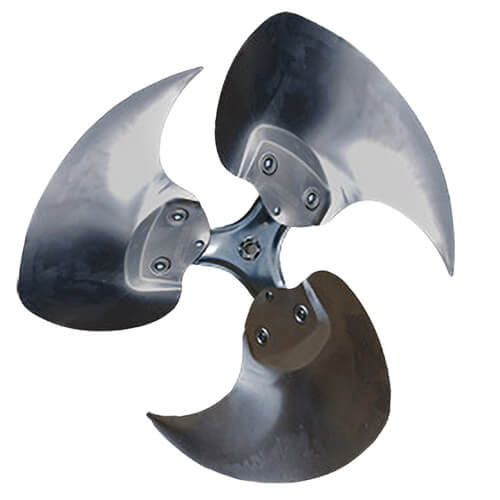 R32607 - Revcor R32607 - 26" Aluminum 3 Blade Fixed Hub Fan Blade, CW ...