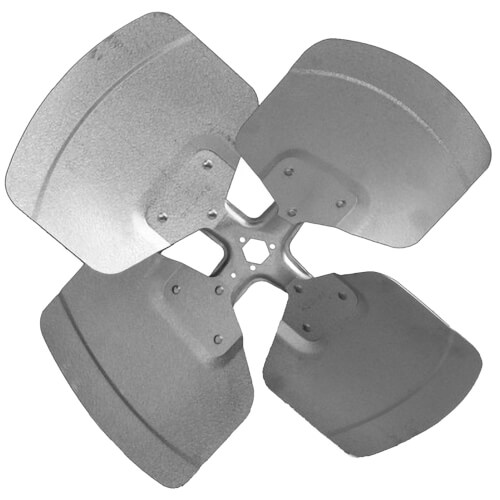 R41201 - Revcor R41201 - 12" Aluminum 4 Blade Hubless Fan Blade (23° Pitch)