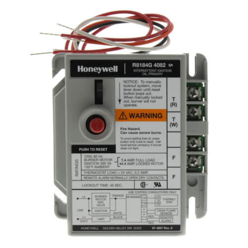 R8184G4082 - Resideo R8184G4082 - Protectorelay Oil Burner Control with ...