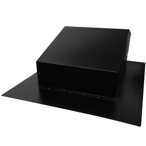 RC12P - Fantech RC12P - RC12P Roof Cap, Black Painted Steel, 12" Duct