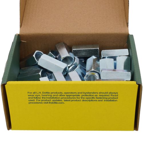 RC3 - LH Dottie RC3 - 1/2"-13 Rod Coupling Nut (Pack of 50)