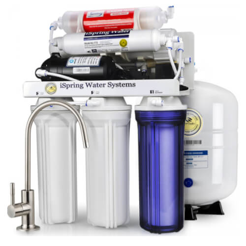RCC7P-AK - iSpring RCC7P-AK - 6 Stage Under Sink Reverse Osmosis ...