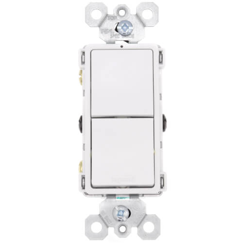 RCD11W - Pass & Seymour RCD11W - Radiant Single-Pole Duplex Rocker ...