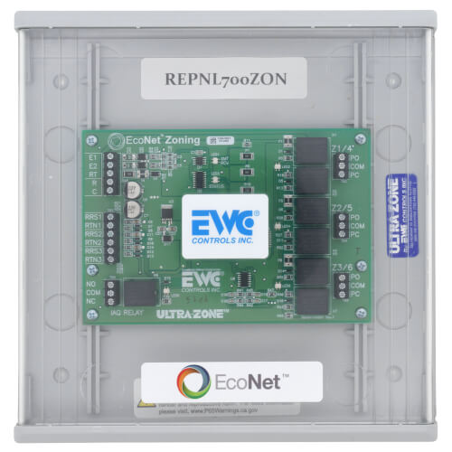 REPNL700ZON - Rheem REPNL700ZON - Zone Control Panel - EcoNet, REPNL700ZON