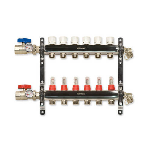 RHM06 - Rifeng RHM06 - 6-Loop Stainless Steel Radiant Heat Manifold