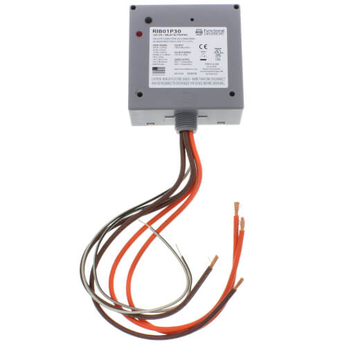 RIB01P30 - Functional Devices RIB01P30 - Enclosed Relay 30 Amp DPST ...