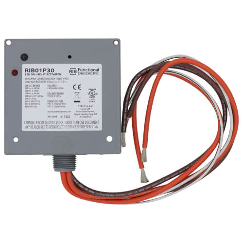 RIB01P30 - Functional Devices RIB01P30 - Enclosed Relay 30 Amp DPST ...