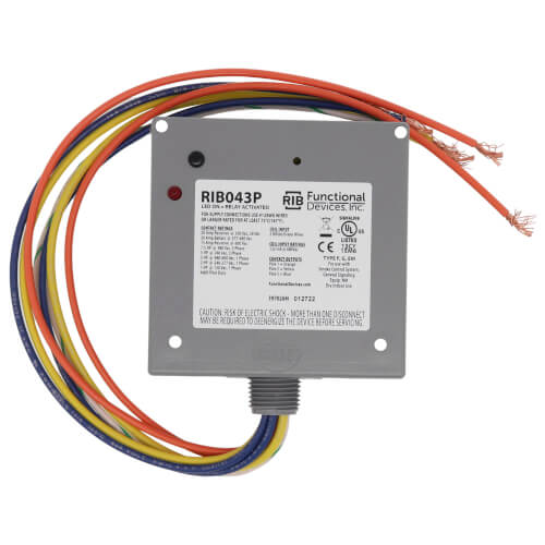 RIB043P - Functional Devices RIB043P - Enclosed Relay 20 Amp 3PST-N/O ...
