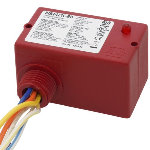 RIB2421C-RD - Functional Devices RIB2421C-RD - Enclosed Pilot Relay ...
