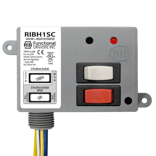 RIBH1SC - Functional Devices RIBH1SC - Enclosed Pilot Relay 10 Amp ...