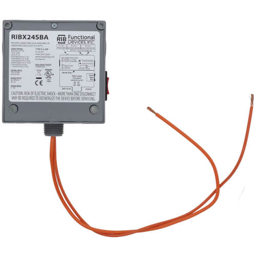 RIBX24SBA - Functional Devices RIBX24SBA - Enclosed .5/20A Amp Relay ...