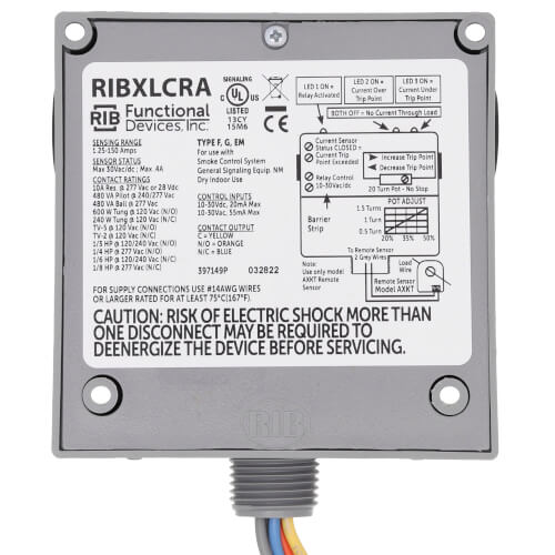 RIBXLCRA - Functional Devices RIBXLCRA - Enclosed 10 Amp Relay and ...