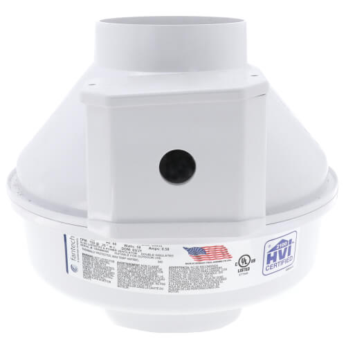 RN2 - Fantech RN2 - RN Series Inline Radon Fan, 4.5" Pipe (174 CFM)