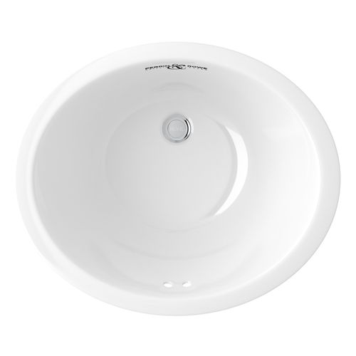 U.2240WH - Rohl U.2240WH - Perrin and Rowe 18" x 15" Oval Undermount ...