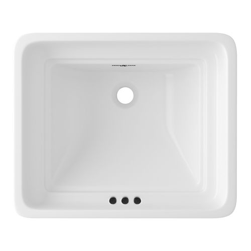 U.2830WH - Rohl U.2830WH - Perrin and Rowe 20" x 17" Rectangular ...