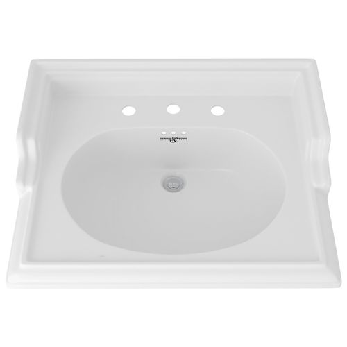U.2863WH - Rohl U.2863WH - Perrin and Rowe 25" x 20" Oval Wash Stand ...
