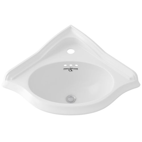 U.2925WH - Rohl U.2925WH - Perrin and Rowe 23" x 17" Wall Mount Corner ...