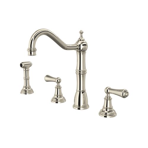 U.4776L-PN-2 - Rohl U.4776L-PN-2 - Perrin and Rowe Edwardian 4-Hole Two ...