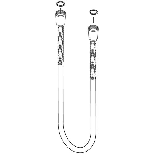 RP64157CZ - Delta RP64157CZ - Hand Shower Hose & Gaskets, 69" UltraFlex ...