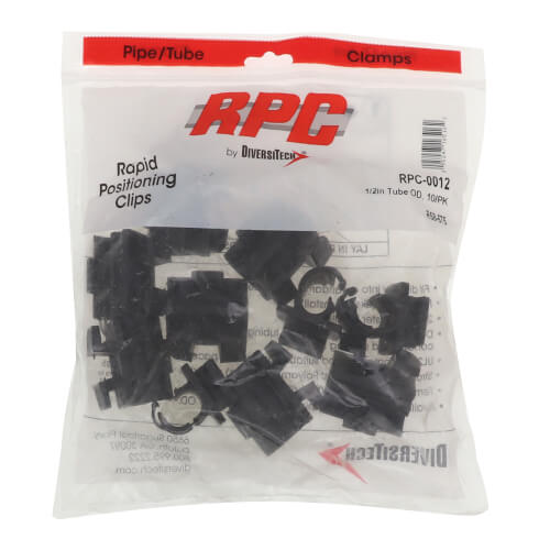 RPC-0012 - DiversiTech RPC-0012 - 1/2" Tube OD Rapid Positioning Clips ...