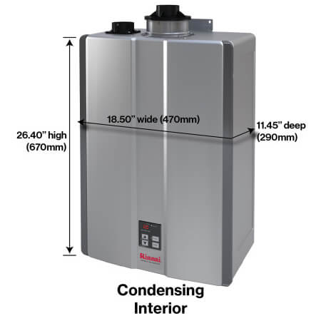 RSC160IN - Rinnai RSC160IN - RSC160IN 160,000 BTU, Condensing Indoor ...