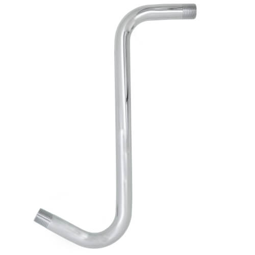 S01038 - Jones Stephens S01038 - 10" Chrome Plated Shower Arm ("S" Style)